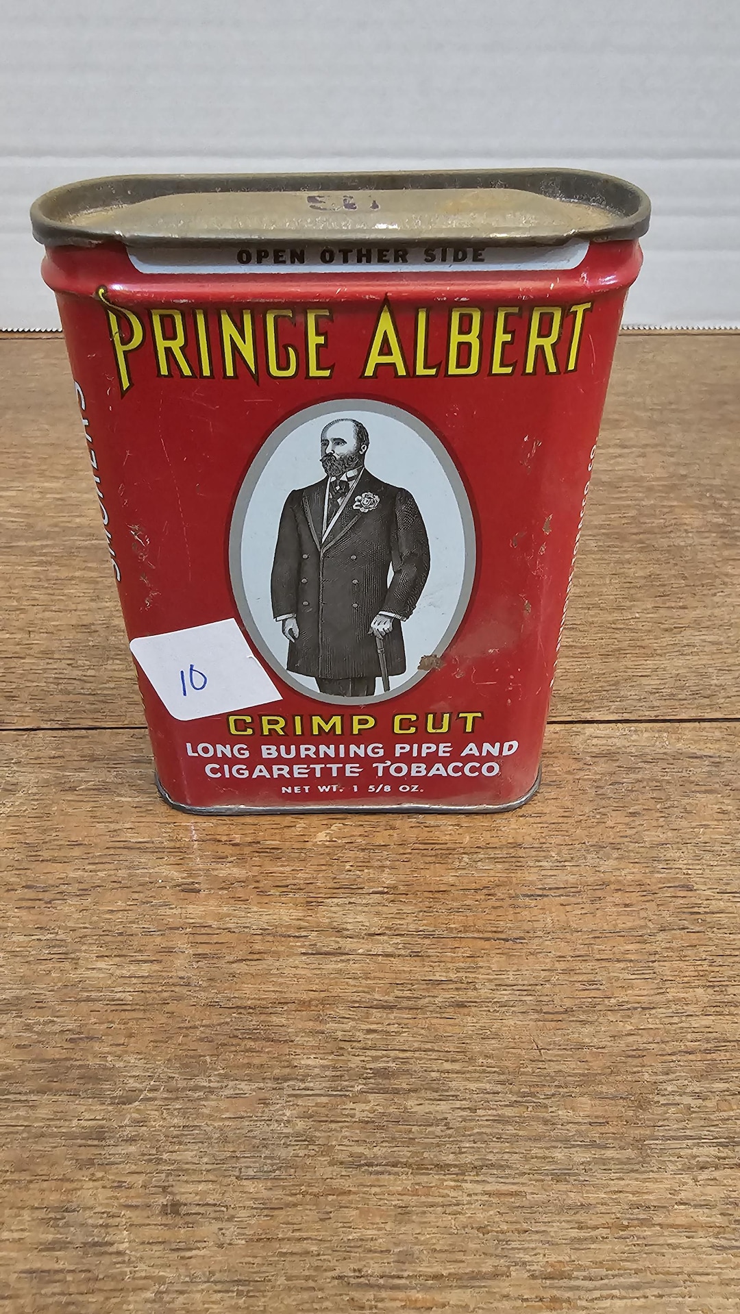 Vintage Prince Albert Tobacco Tin Can – Crimp Cut Long Burning Pipe ...