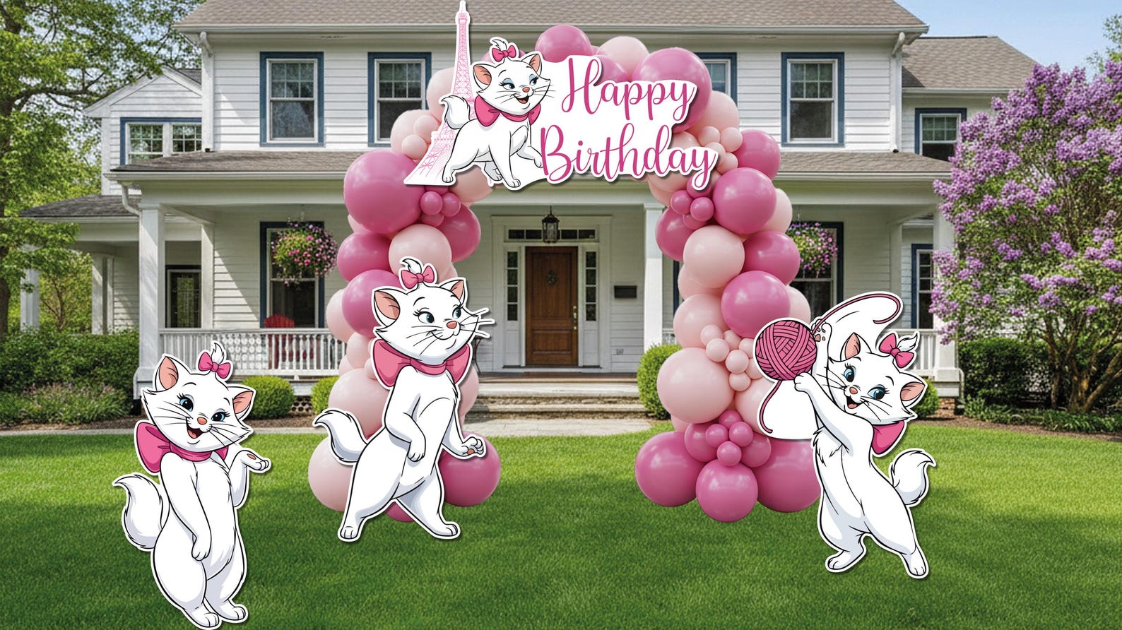 Birthday Decoration/marie/coroplast Figures All Occasions - Etsy