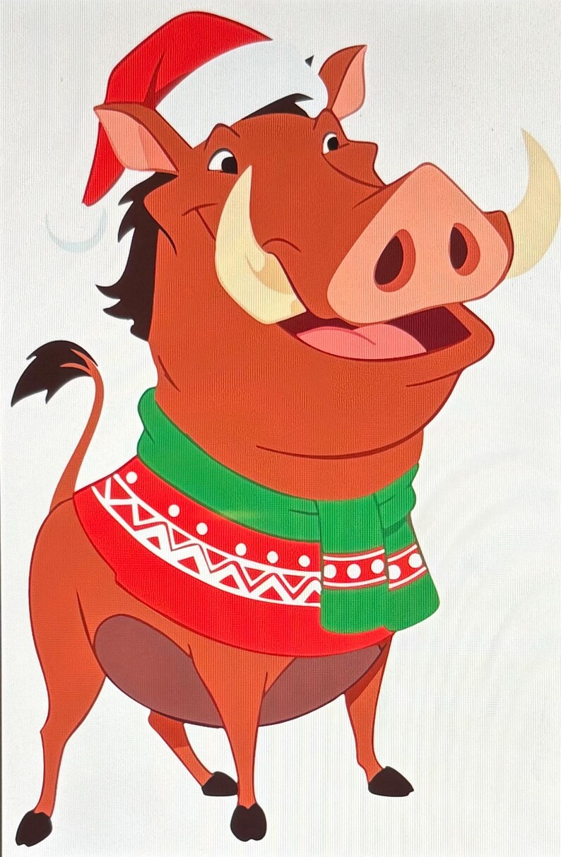 Christmas Decoration/simba/scar/timón/pumba/coroplast Figures All ...
