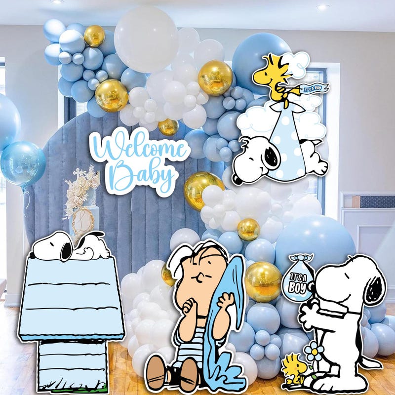 Peanuts Baby Shower Signs - Etsy