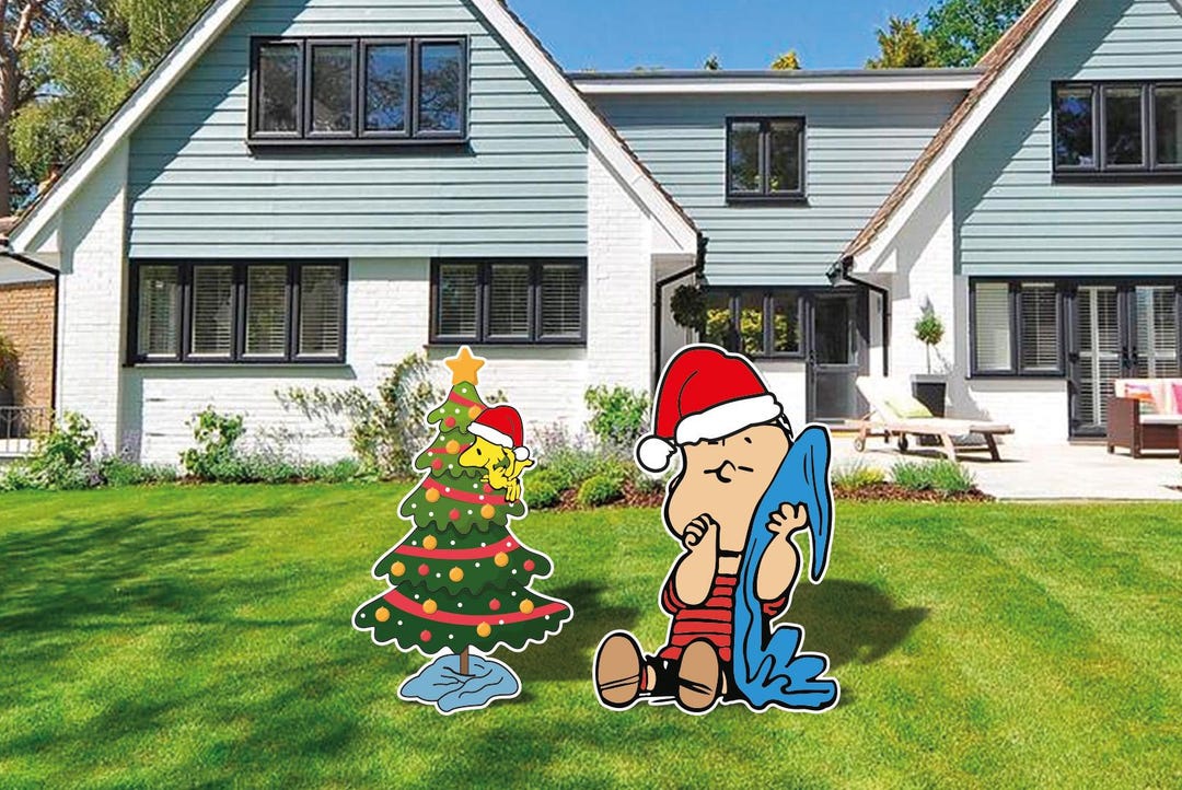 Linus/tree /garden Decoration /christmas Yard Decoration / Coroplast ...