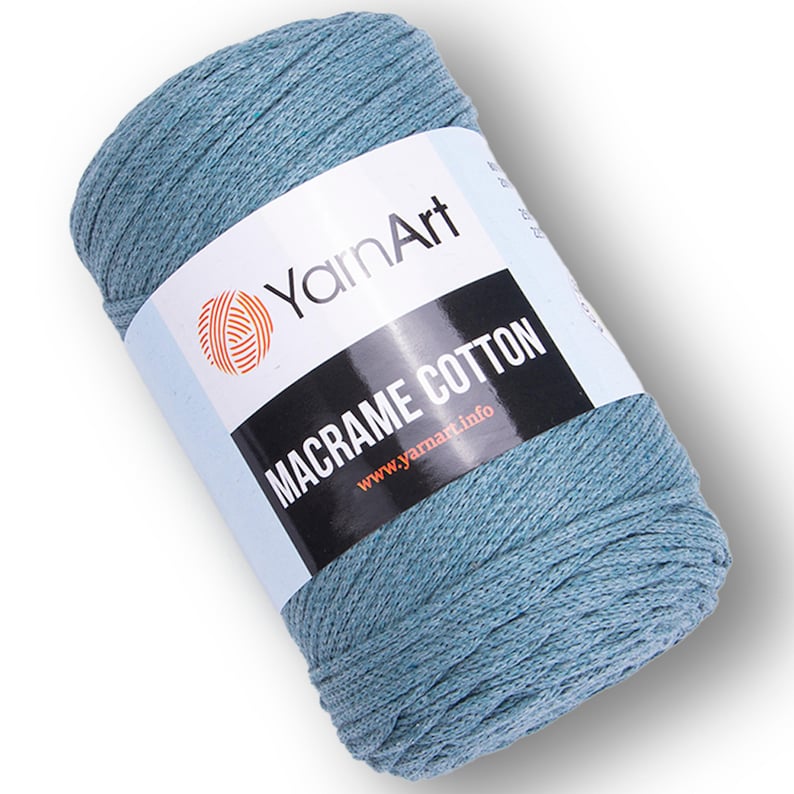 80% Cotton Macrame Yarn: 246 Yds for Knitting & Crochet - Etsy