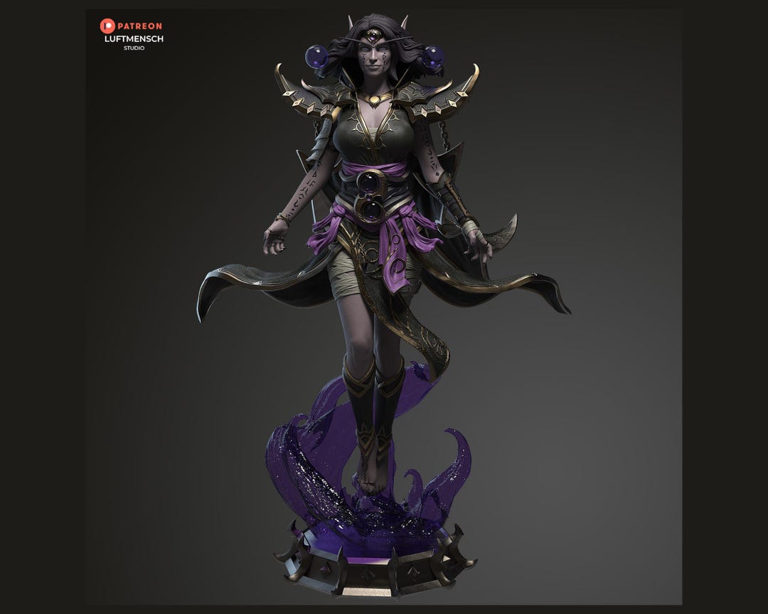 Zalatath, Harbinger of the Void | Hand-painted 12k Resin Miniature ...