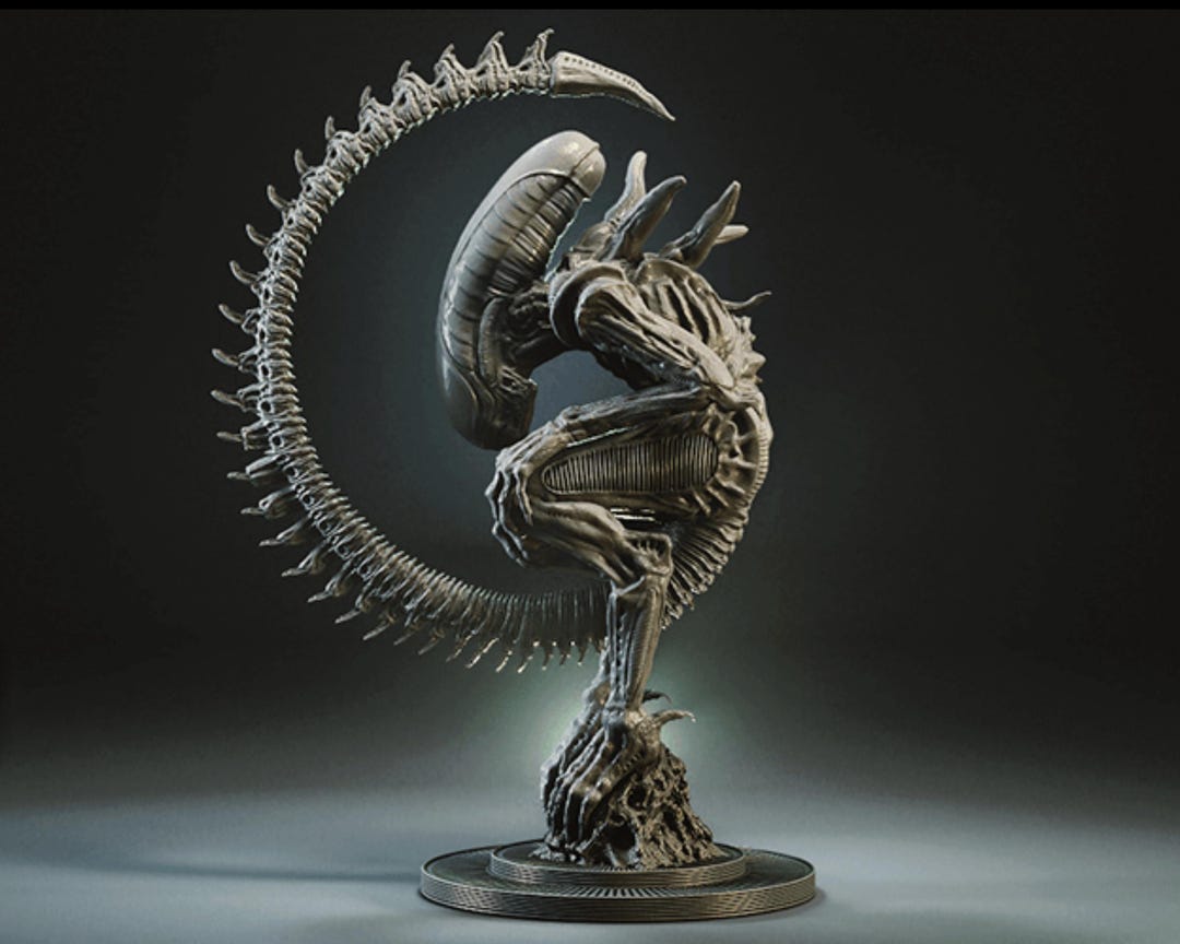 Alien Xenomorph Birth Sculpture & Miniature | Maximum Detailed 12K ...