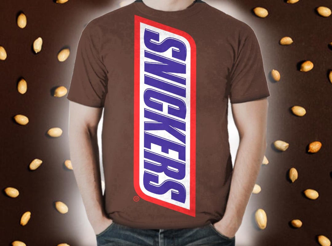 Chocolate Peanut Energy Bar Snickers Group Halloween Shirt, Candy Group ...