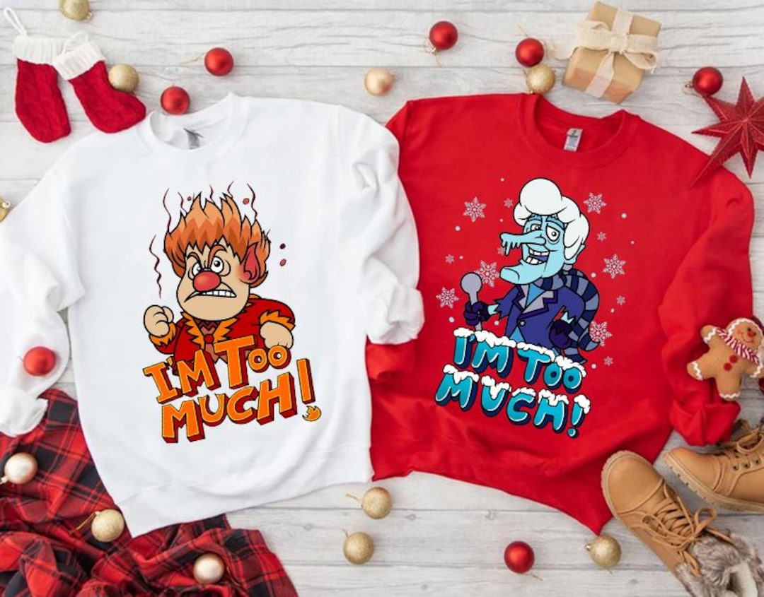 Heat and Snow Misers Sweatshirt, Miser Brothers Christmas Sweater T ...