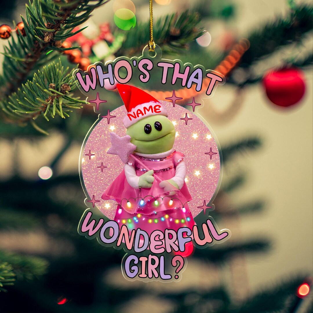 Nanalan Who's That Wonderful Girl Ornament, Nanalan Christmas Ornament ...