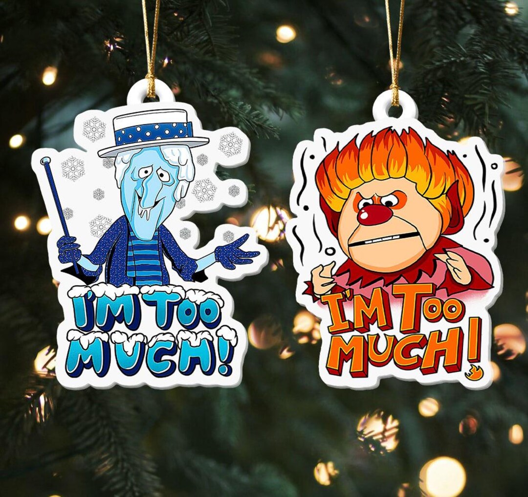 The Year Without a Santa Claus Snow Miser Heat Miser Ornament, Heat and ...