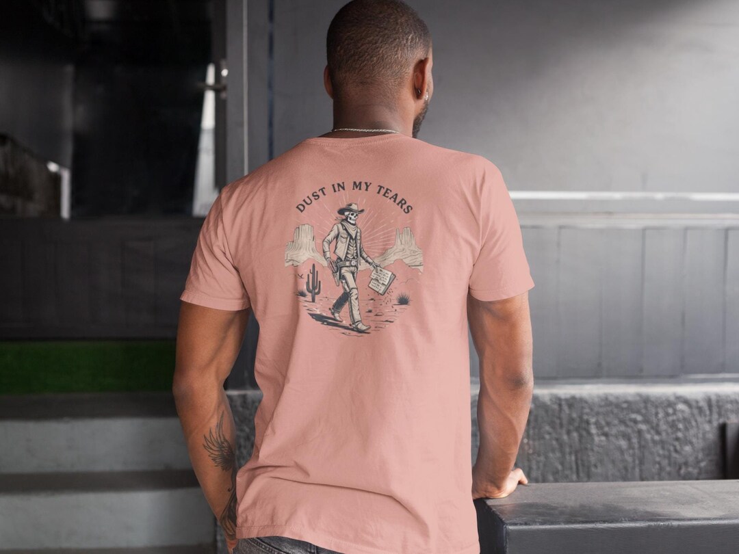 DUST in MY TEARS Emo Cowboy Shirt, Country Emo Tee, Emo Music Gift ...