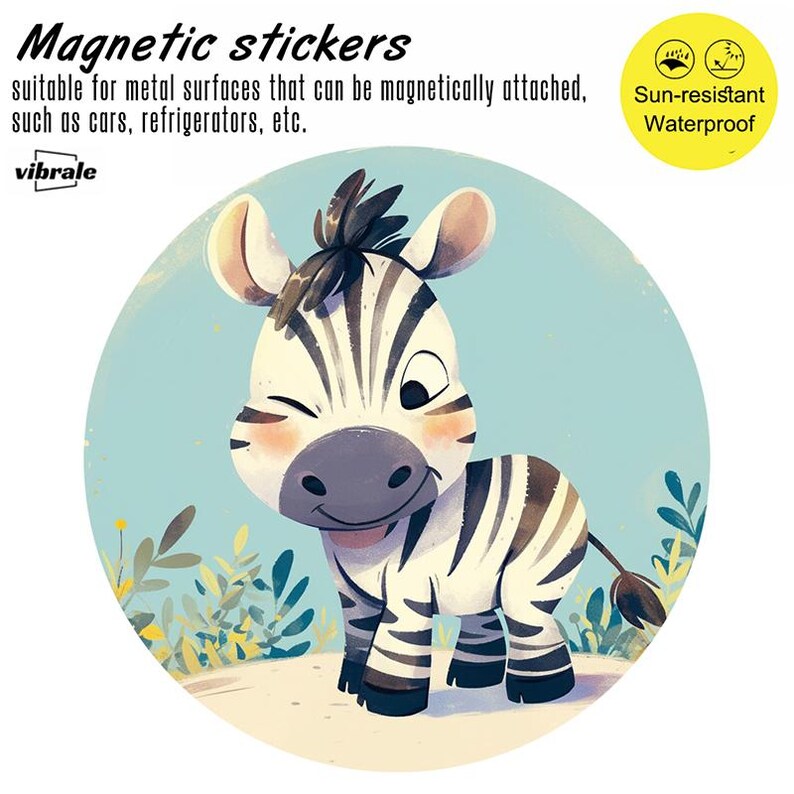 Zebra Sticker / Car Stickers / Animal / Bumper Sticker / Personalized ...
