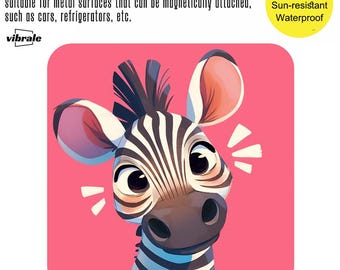 Zebra Sticker / Car Stickers / Animal / Bumper Sticker / Personalized ...