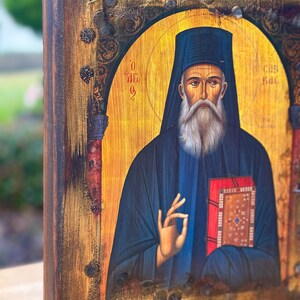 Orthodox Icon of Saint Savva ( Άγιος Σάββας ) - Etsy