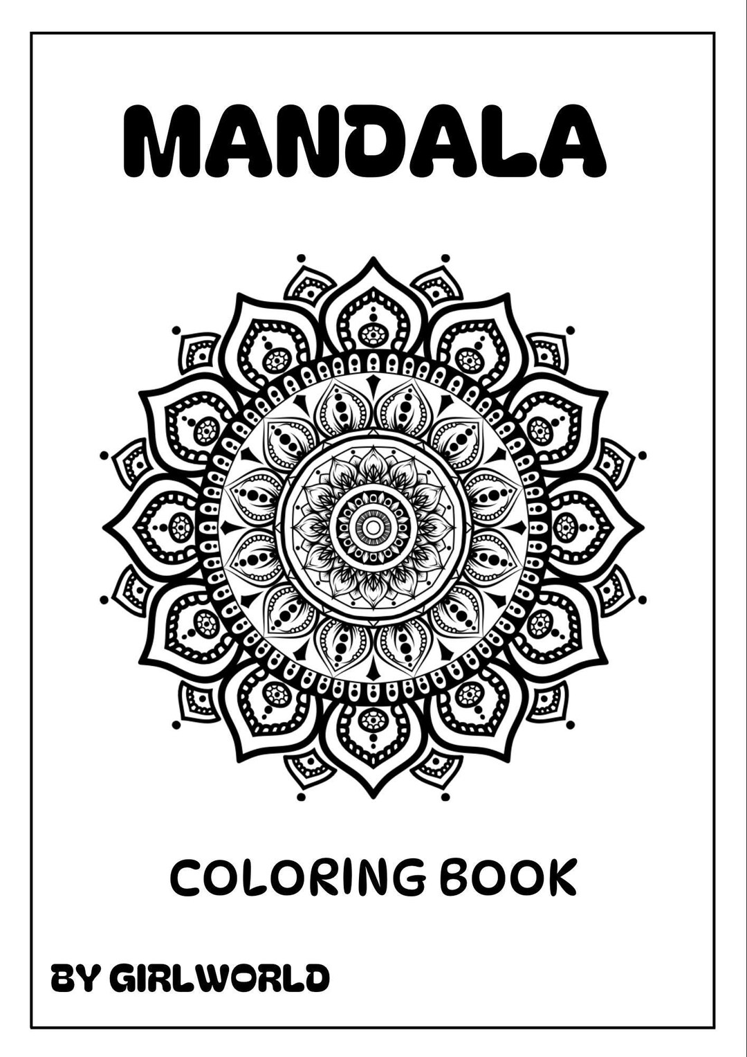 Relax & Unwind Digital Mandala Coloring Book for Adults Download and ...