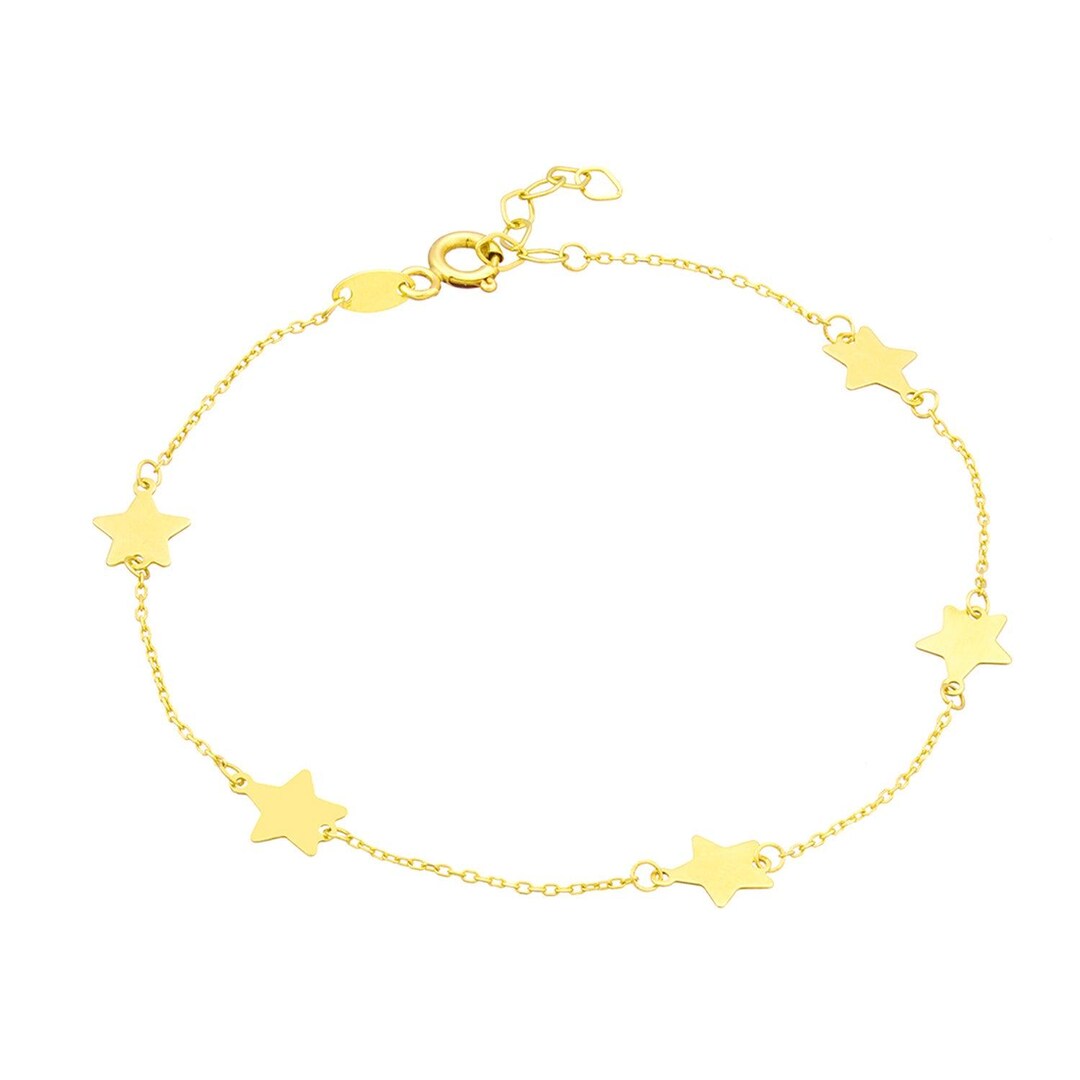 Star Chain Bracelet - Etsy