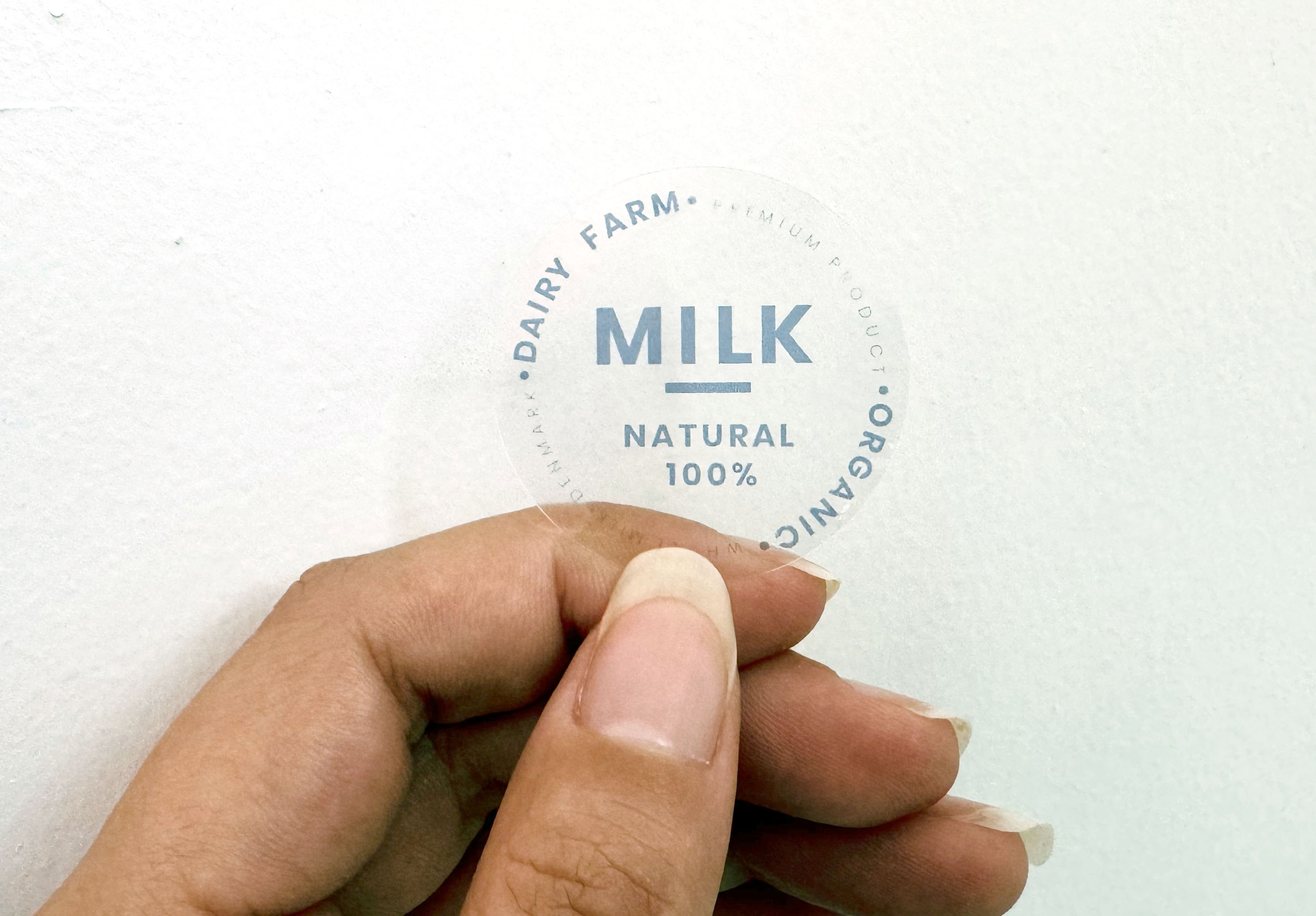 Custom Clear Business Stickers Logo Small Business Sticker Clear ...