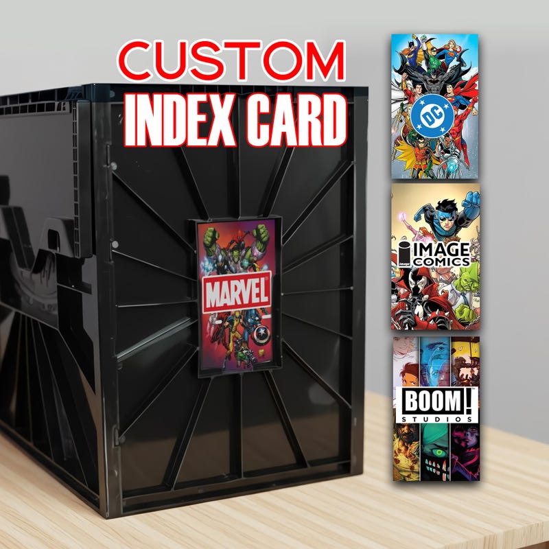 Custom Box Index Card - Etsy