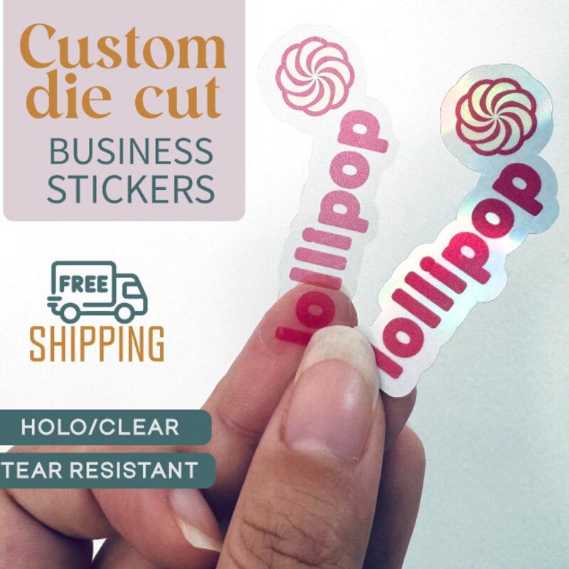Custom Logo Stickers - Etsy