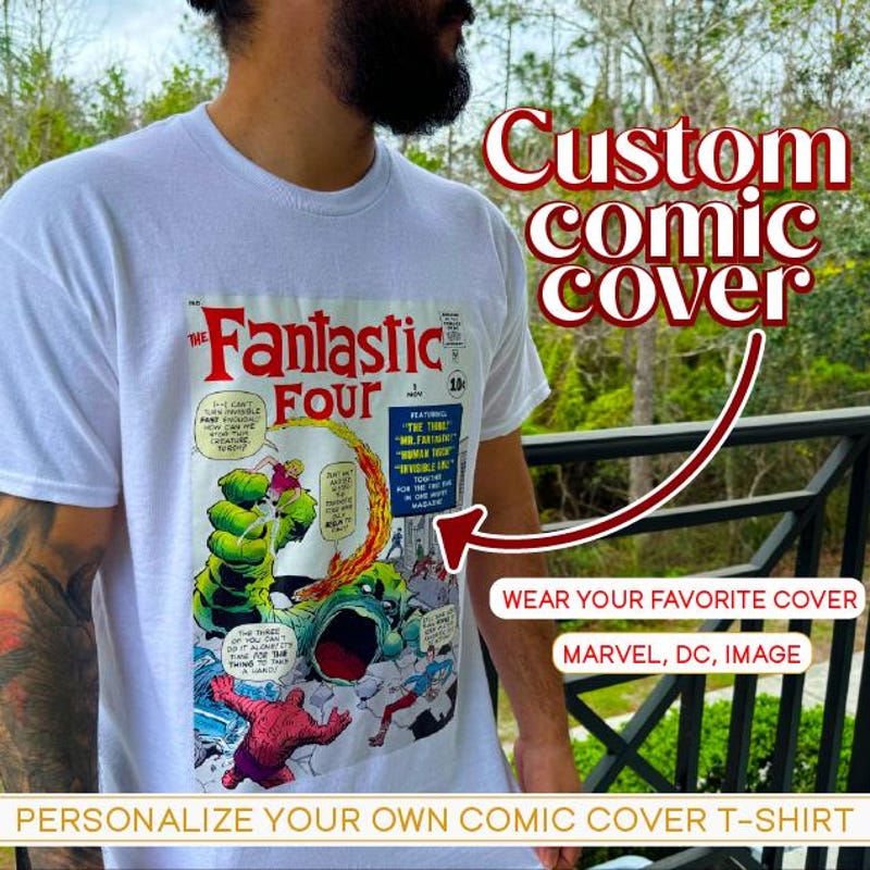 Comic Shirt - Etsy