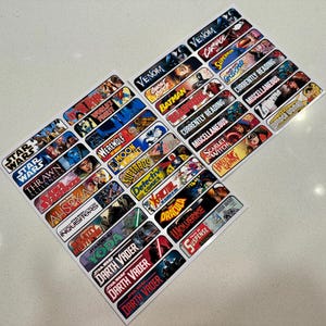 Custom Comic Books Divider Labels, Comic Labels, Comic Stickers ...