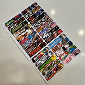 Custom Comic Books Divider Labels, Comic Labels, Comic Stickers ...