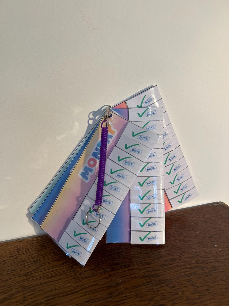 Visual School Timetable Personalised - Etsy