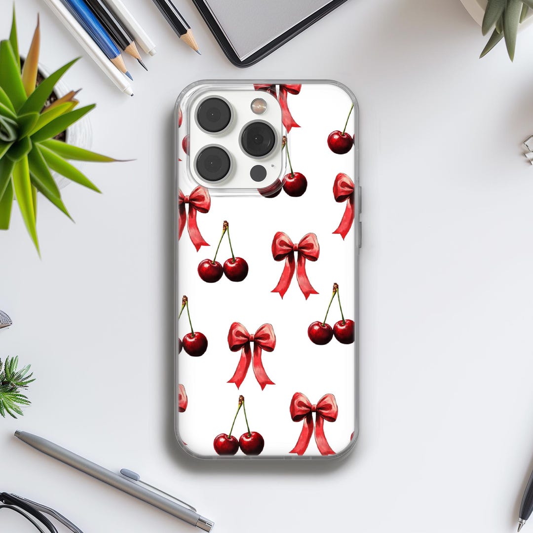 Cherry Berry Phone Case Japanese Cover Fits iPhone 16 Pro, iPhone 14 ...