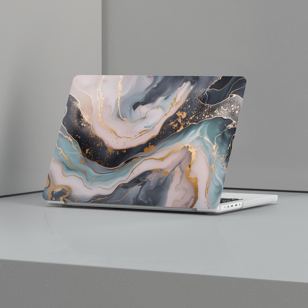 Marble Texture MacBook Case Marble Design Luxury Laptop Skin, Cover for ...