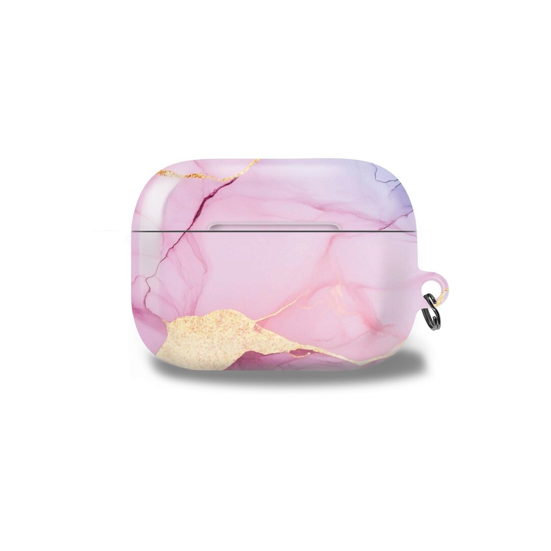 Marble Design AirPod Case Marble Pattern Gold Cover Fits Airpods Pro ...