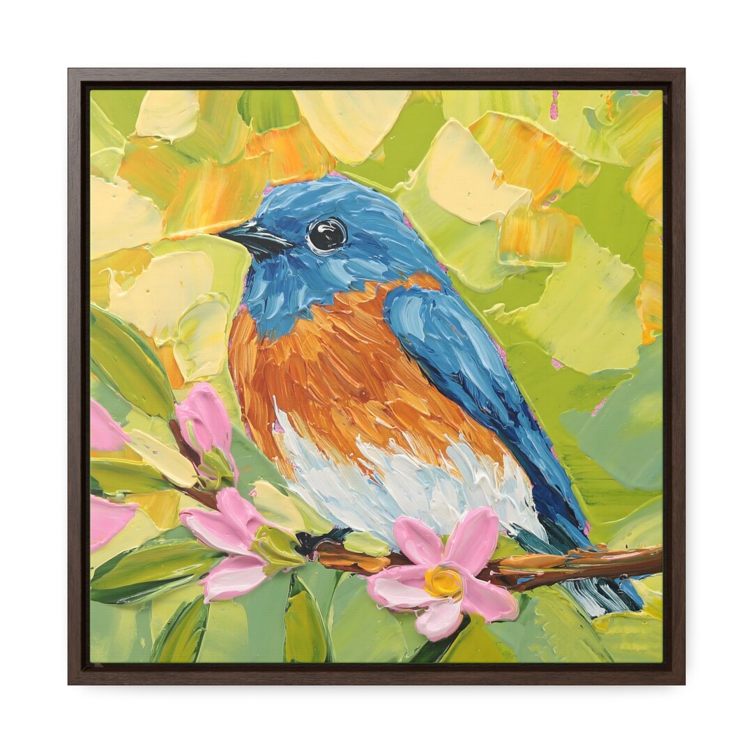 Bluebird Print Bluebird Art Print - Eastern Bluebird Decor - Bluebird ...