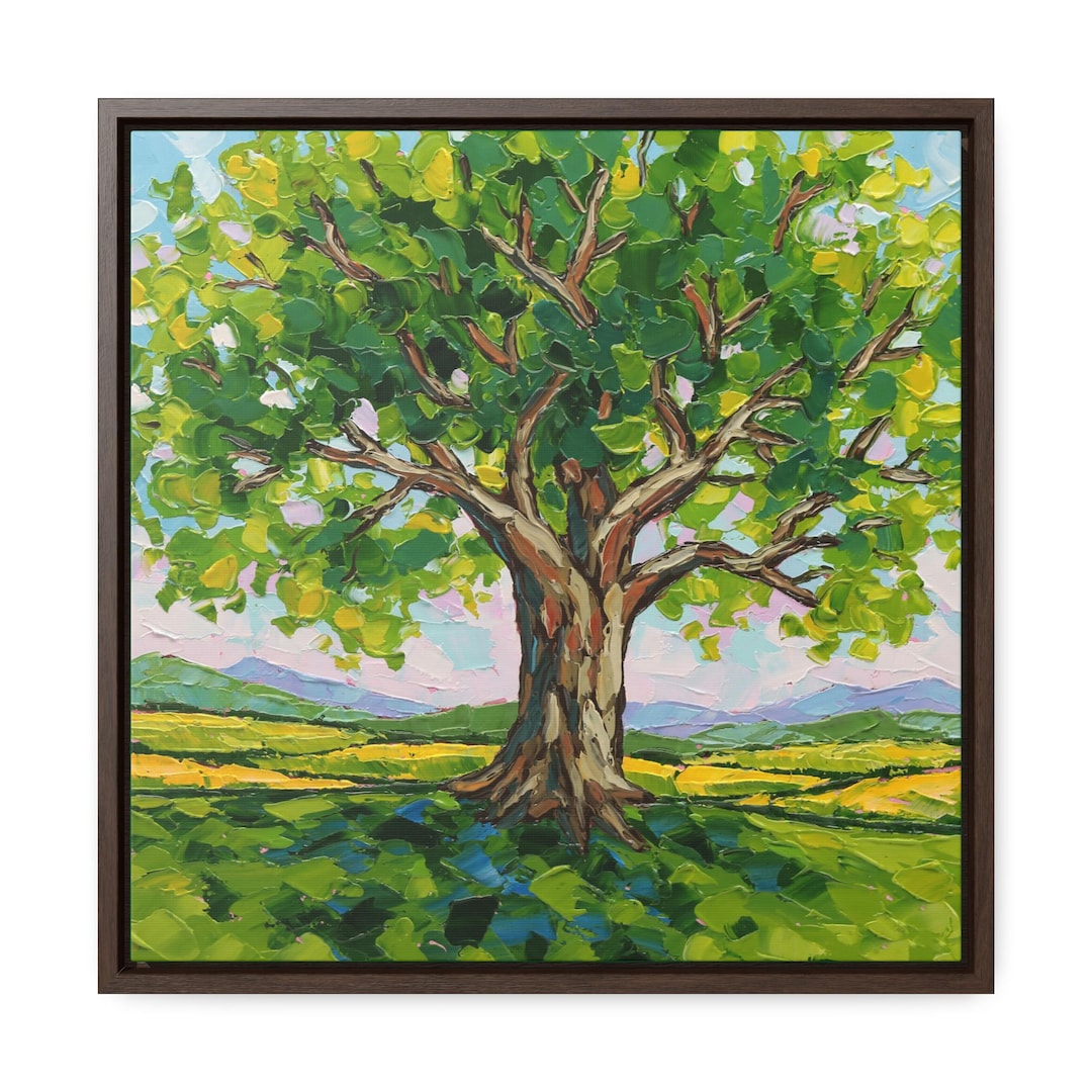 Oak Tree Art Print, Oak Tree Wall Art Poster / Canvas - Etsy