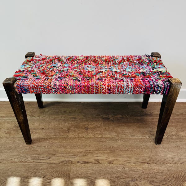 Woven Bench - Etsy