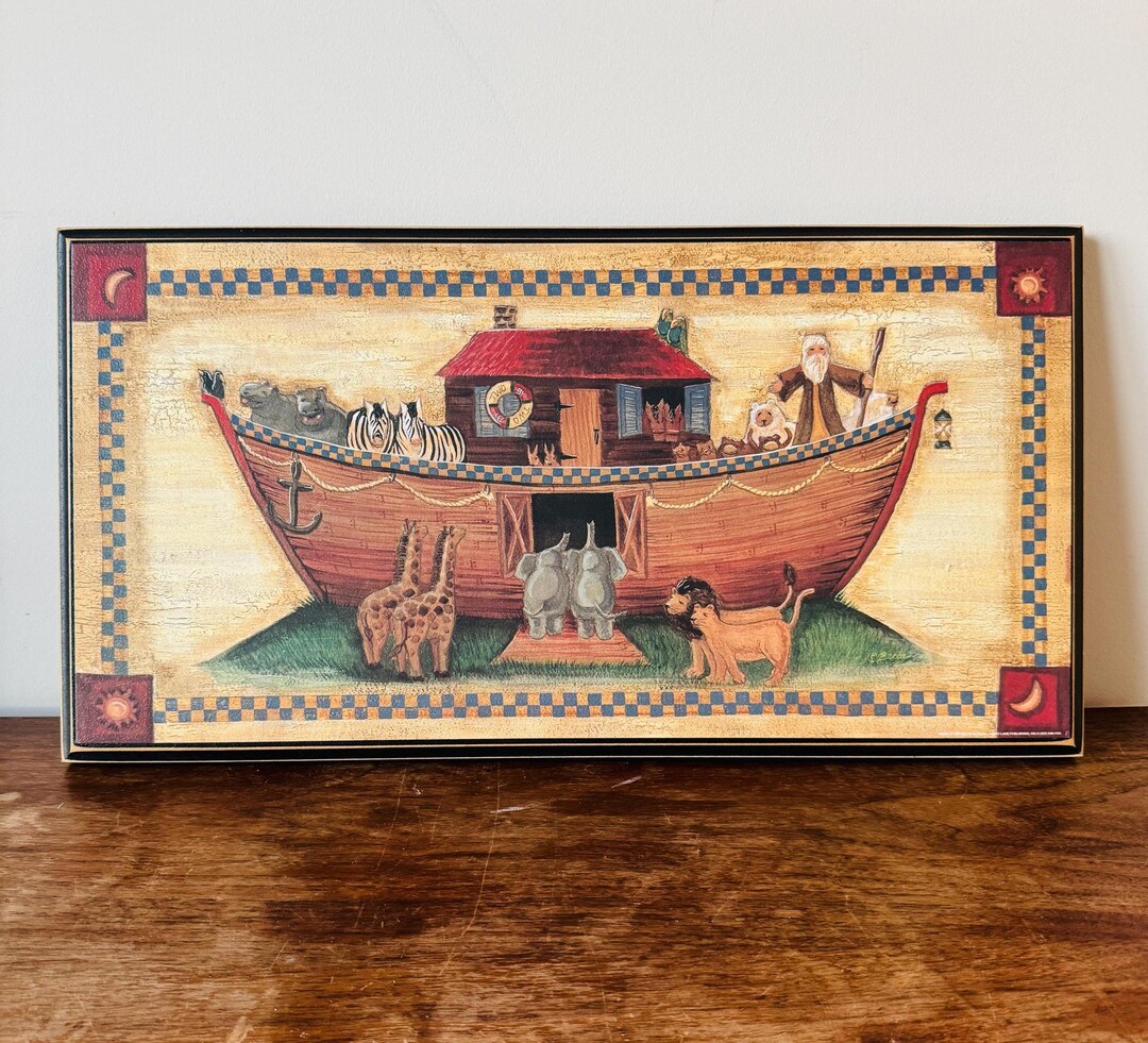 RARE, Noah's Ark Collectible, Wall Hanging Plaque - Etsy