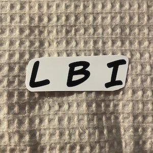 LBI Long Beach Island Vinyl Decal Sticker - Etsy