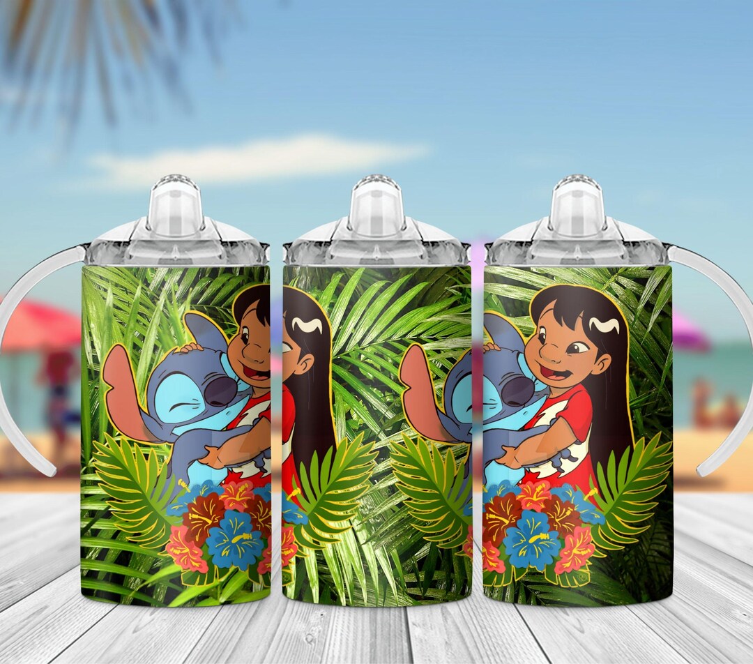 Stitch Sippy Cup Wrap, 12oz Tumbler Wrap, Stitch Flip Top Sippy Cup ...
