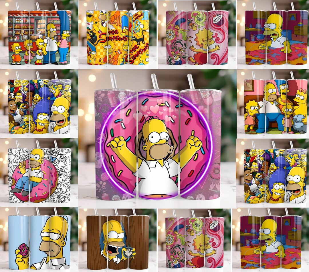 18+ Simpson Tumbler Wrap, 20oz Skinny Tumbler Wrap, 20oz Simpson ...