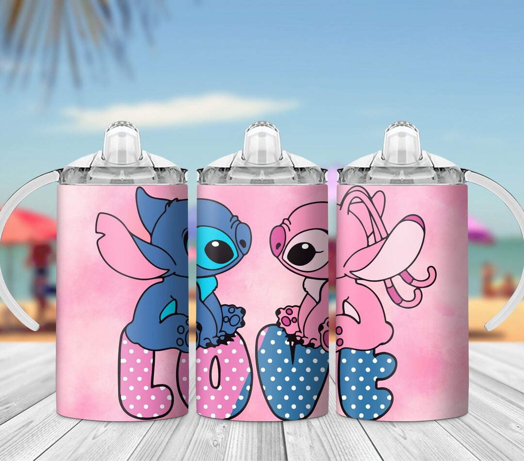 Stitch Sippy Cup Wrap, 12oz Tumbler Wrap, Stitch Flip Top Sippy Cup ...