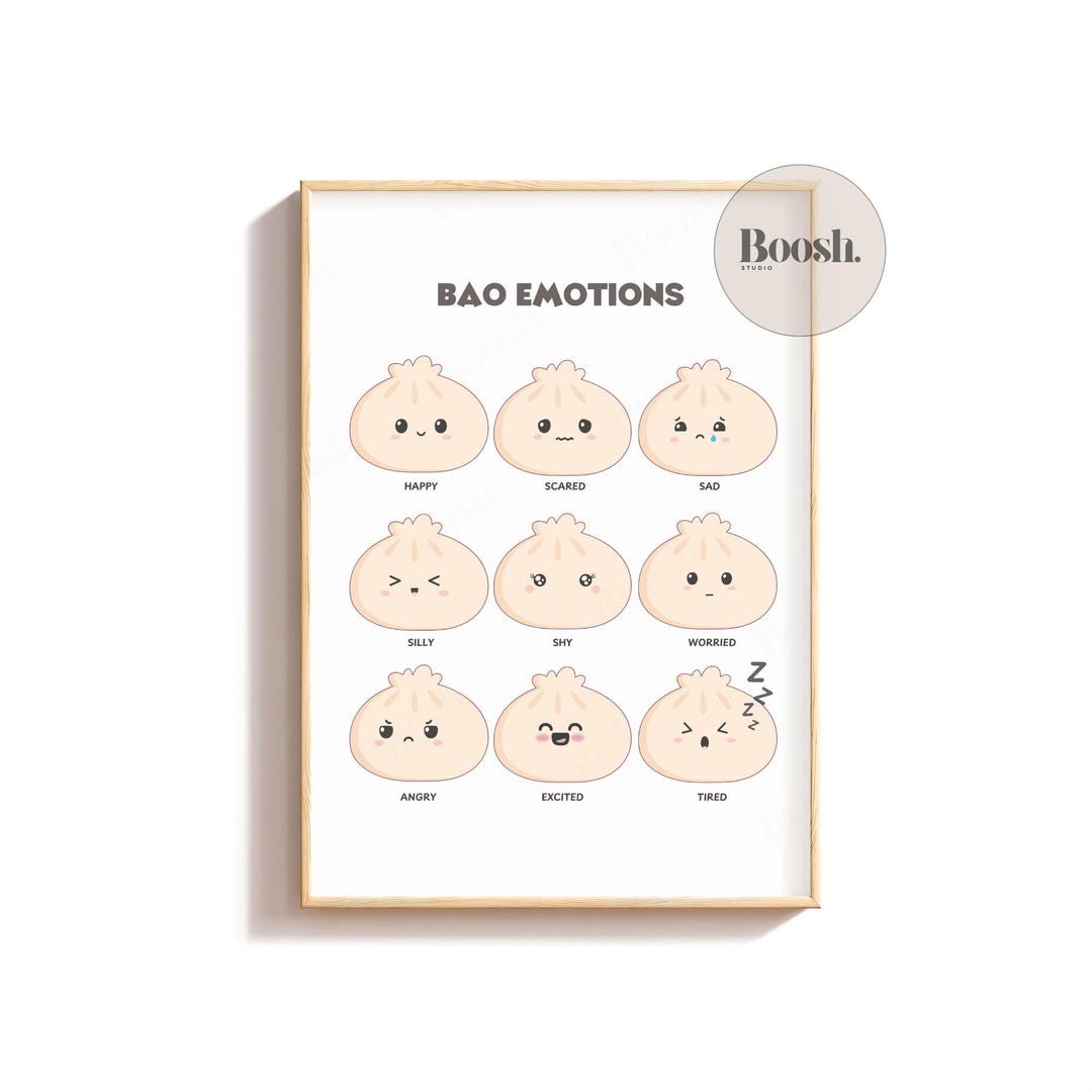 BAO EMOTIONS, Feelings Printable, Feelings Poster, Classroom Posters ...