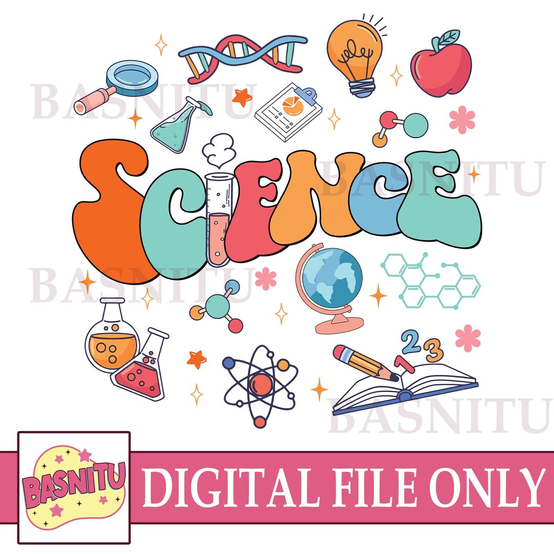 Science Teacher Digital Png File for Shirt, Science Teacher Png ...