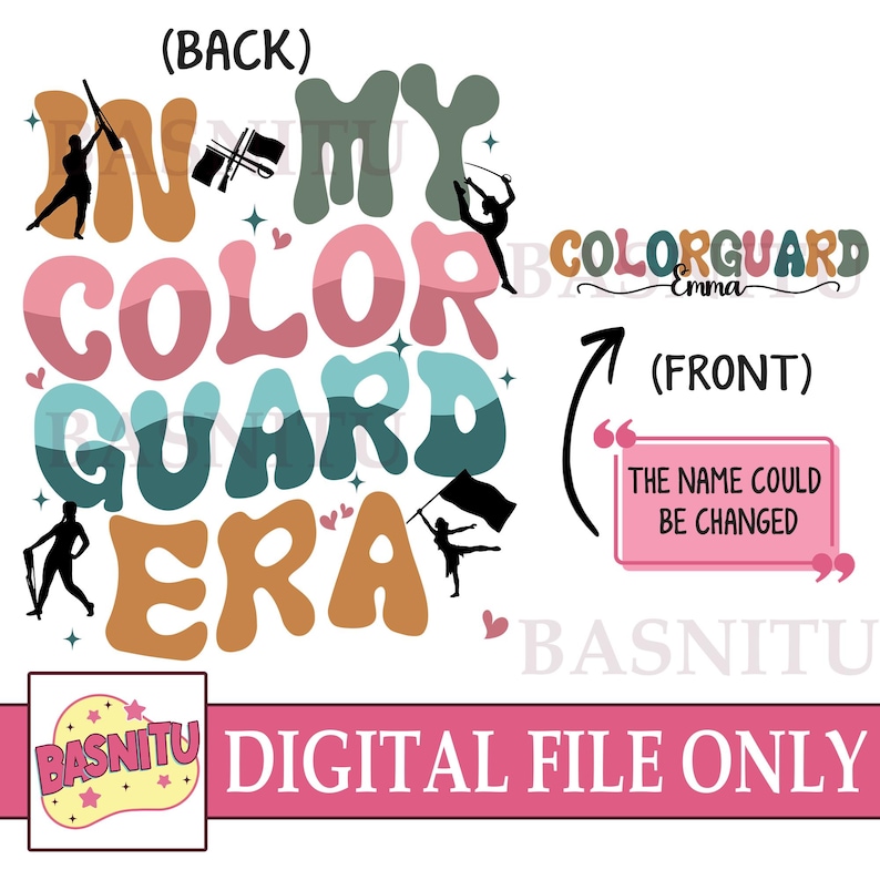 In My Color Guard Era Digital Png File for Shirt, Color Guard Png ...