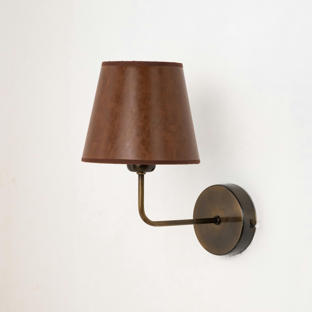 Classic Wall Sconce, Vintage Brass Wall Light, Modern Minimalist Sconce ...