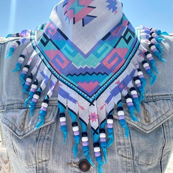Beaded Bandana - Etsy