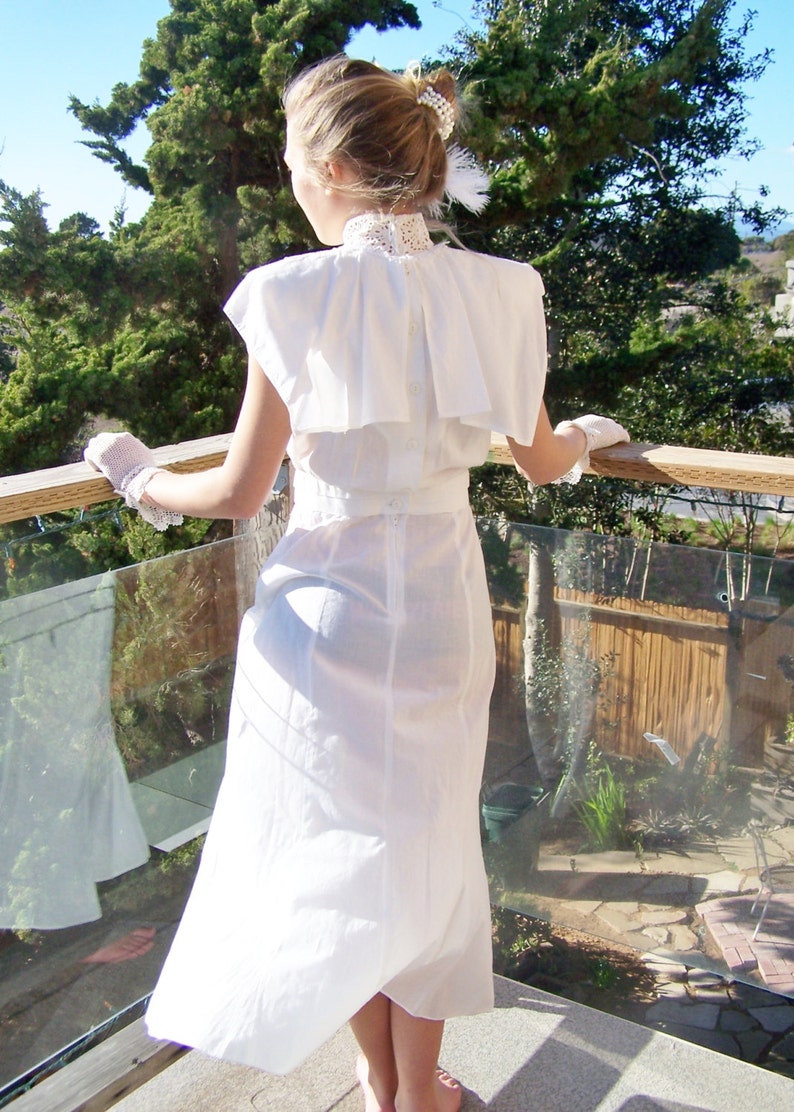 Designer Dress Modest Wedding White Cotton Lace Jessica - Etsy