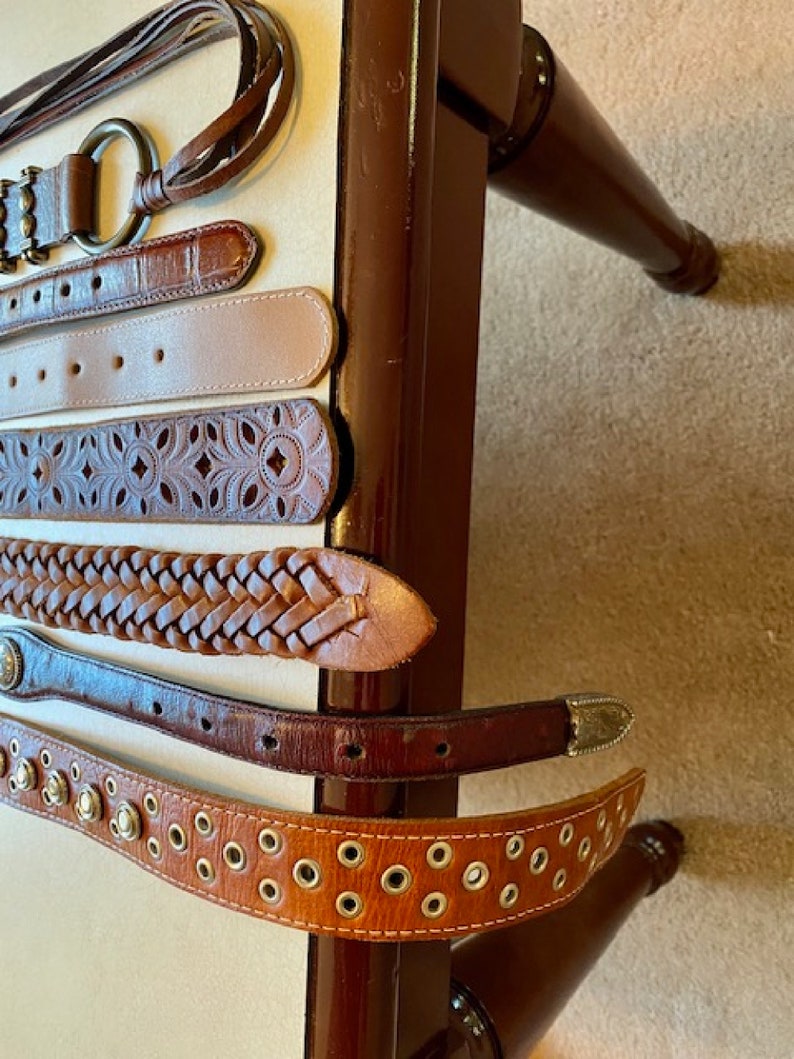 2 LEFT Vintage Leather Concho Belt, Western Style, Choose One - Etsy