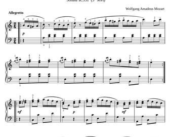 Turkish March, Mozart, Piano Solo Sheet Music, Classic Music Wolfgang ...