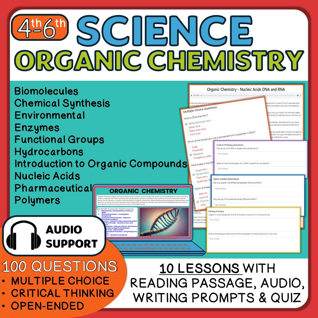 SCIENCE Organic Chemistry DNA RNA Hydrocarbons Organic Compounds ...