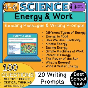 SCIENCE Energy & Work Types of Energy Kinetic Energy Potential Energy ...