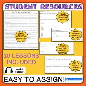 BIBLE STORIES Fruits of the Spirit Reading Passages Bible Study Sunday ...