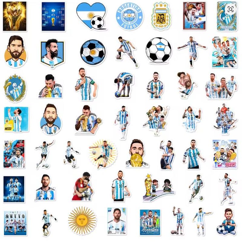 Messi sticker - Etsy México