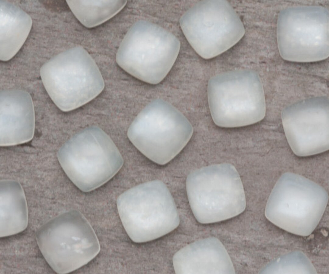 Square Moonstone Cabochons ONE 8mm X 8mm Square Cushion Moonstone ...