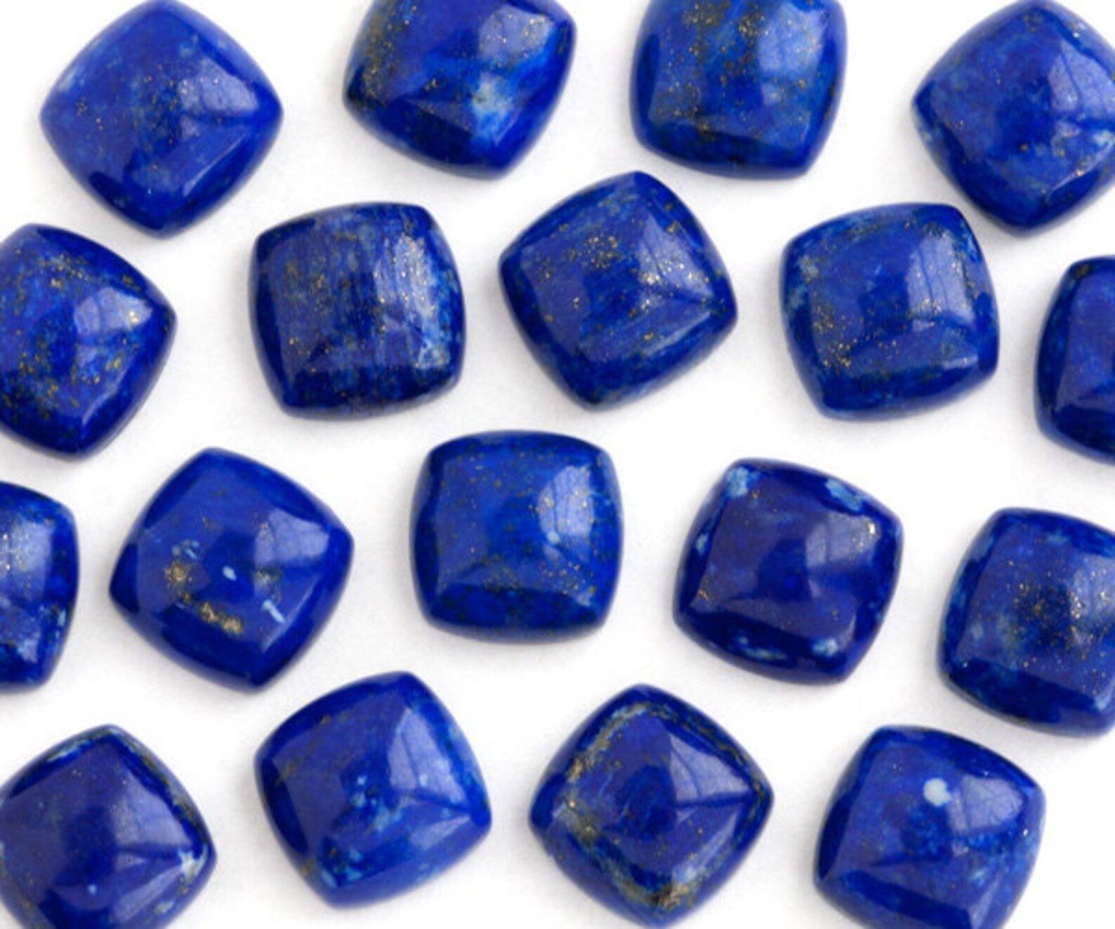 Square Lapis Cabochons ONE 8mm X 8mm Square Cushion Lapis - Etsy